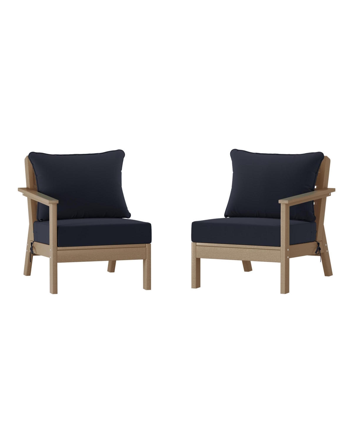 Click here for WestinTrends Outdoor Patio Hdpe Weathered Wood Lov... prices