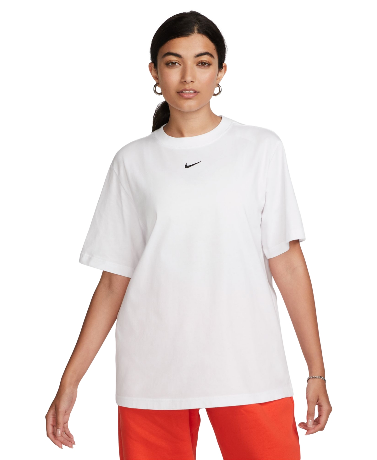 Click here for Nike Womens Sportswear T-Shirt - White/Black prices