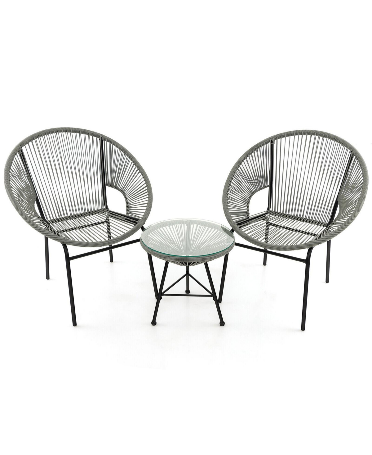 Click here for Gouun 3 Pieces Patio Acapulco Furniture Bistro Set... prices