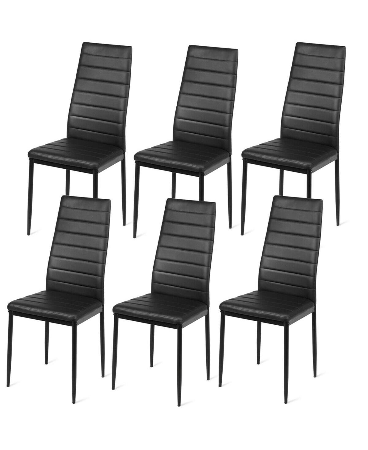 Click here for Gouun Set of 2 or 6 High Back Dining Chairs-Set of... prices