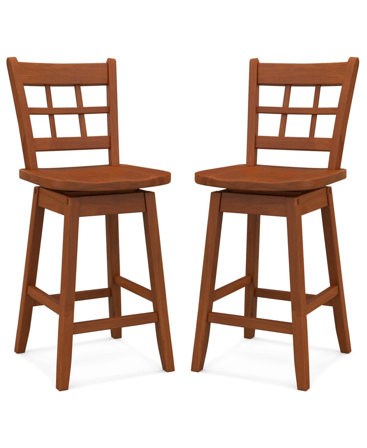 Click here for Gouun Counter Height Barstools Set of 2 with 6-Gri... prices