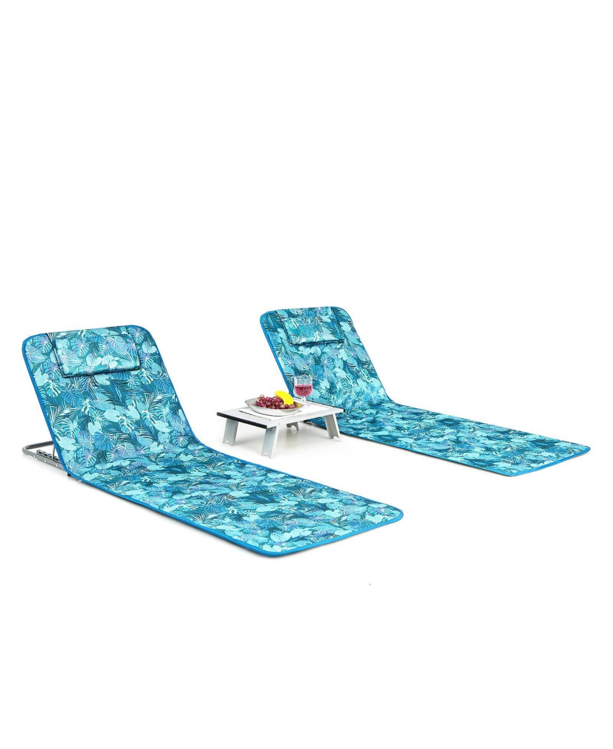 Click here for Gouun 3 Pieces Beach Lounge Chair Mat Set 2 Adjust... prices