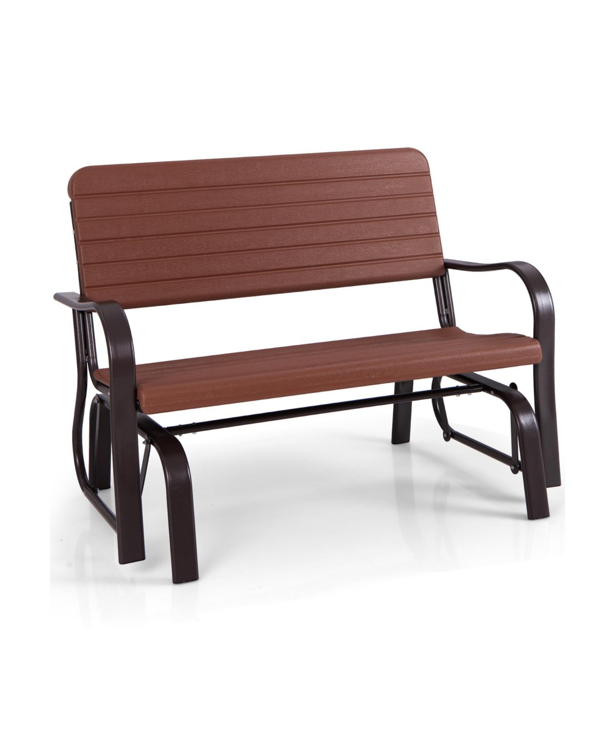 Click here for Gouun 2-Seat Porch Glider with Hdpe Back Seat and... prices
