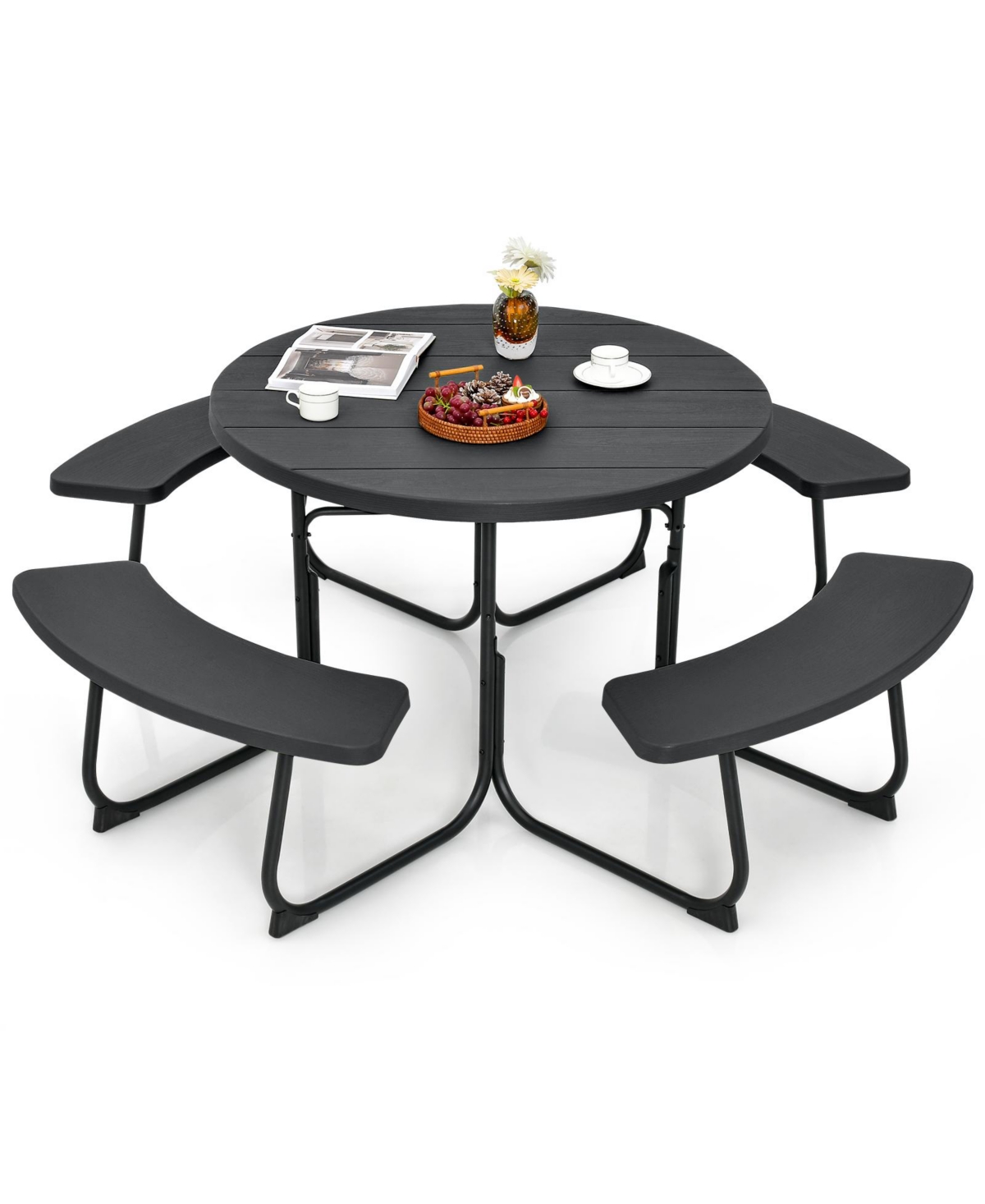 Click here for Gouun 8-Person Outdoor Picnic Table and Bench Set... prices