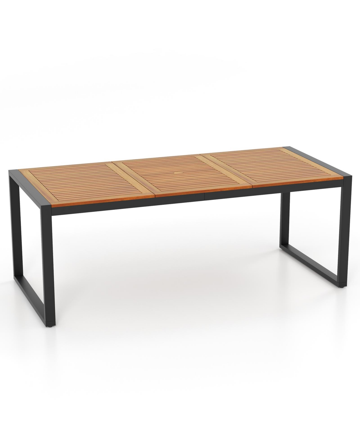 Click here for Gouun 79 Inch Acacia Wood Patio Table with 1.9 Inc... prices
