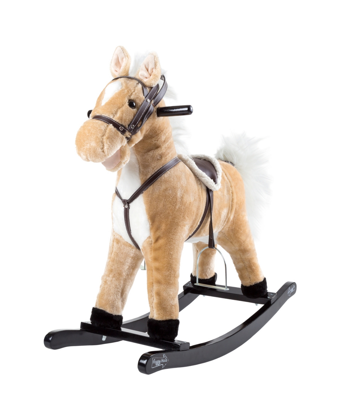 Click here for Happy Trails Rocking Horse Plush Animal - Brown prices
