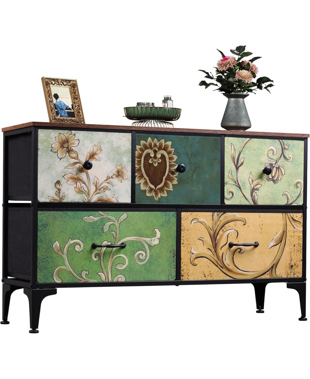 Click here for Wlive Dresser for Bedroom with 5 Drawers Wide Ches... prices