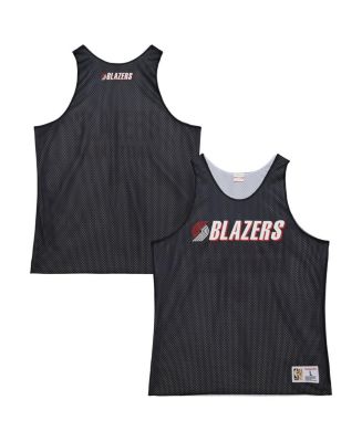 Mitchell & Ness Men's Black/White Portland Trail Blazers Hardwood ...