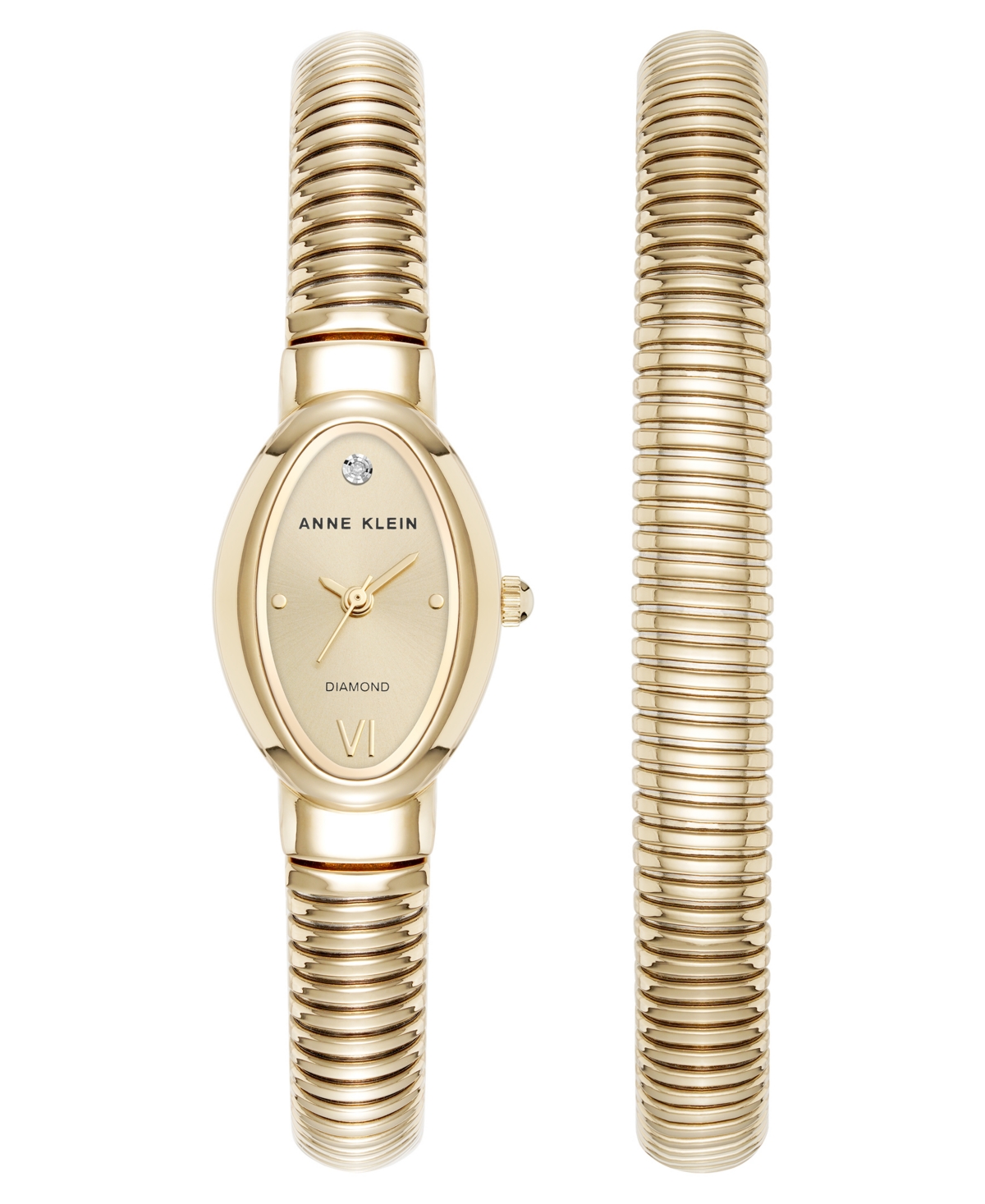 Click here for Anne Klein Womens Quartz Contemporary Gold-Tone Al... prices