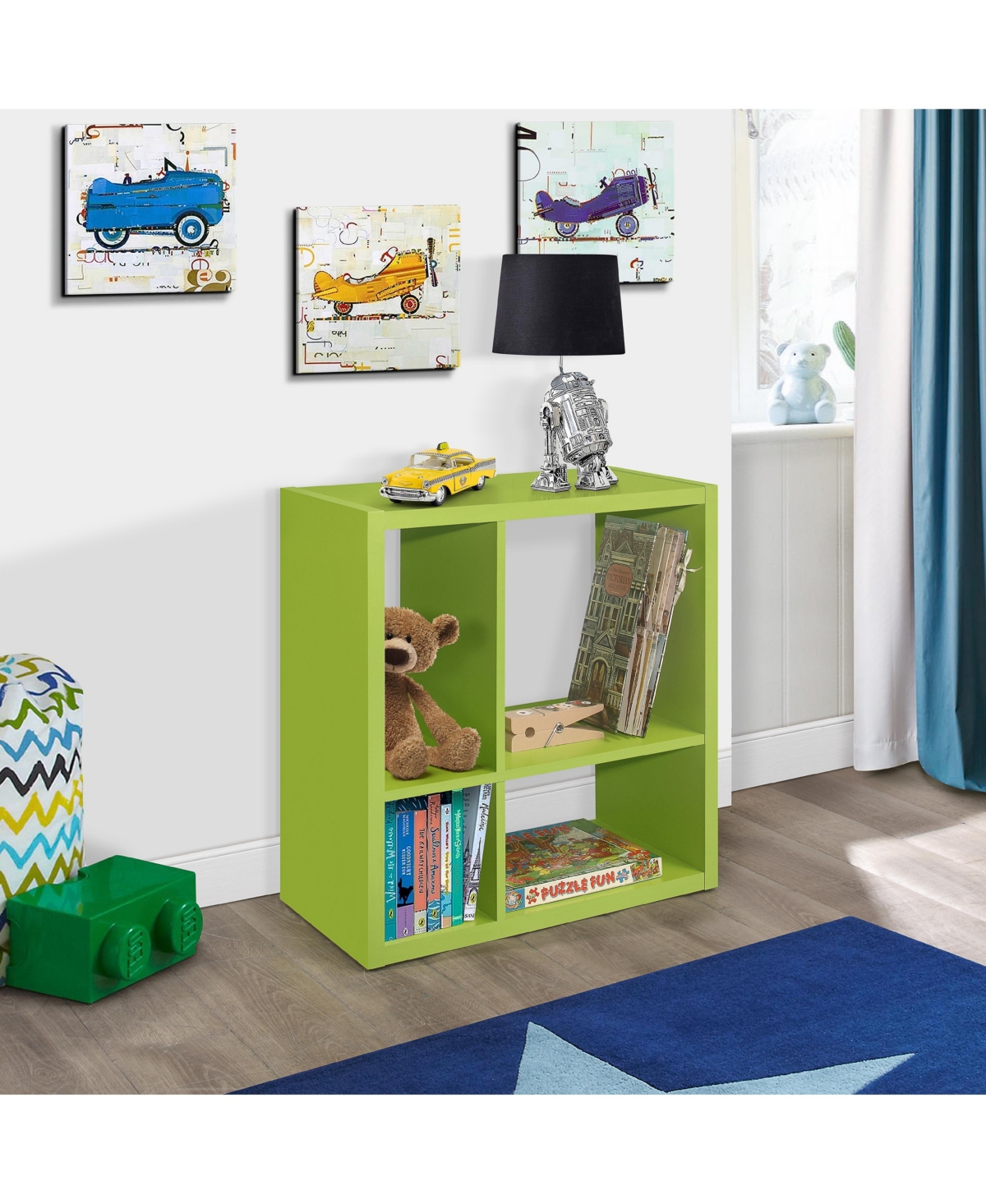 Click here for Kings Brand Furniture Katelyn 4-Cube Bookcase/Orga... prices