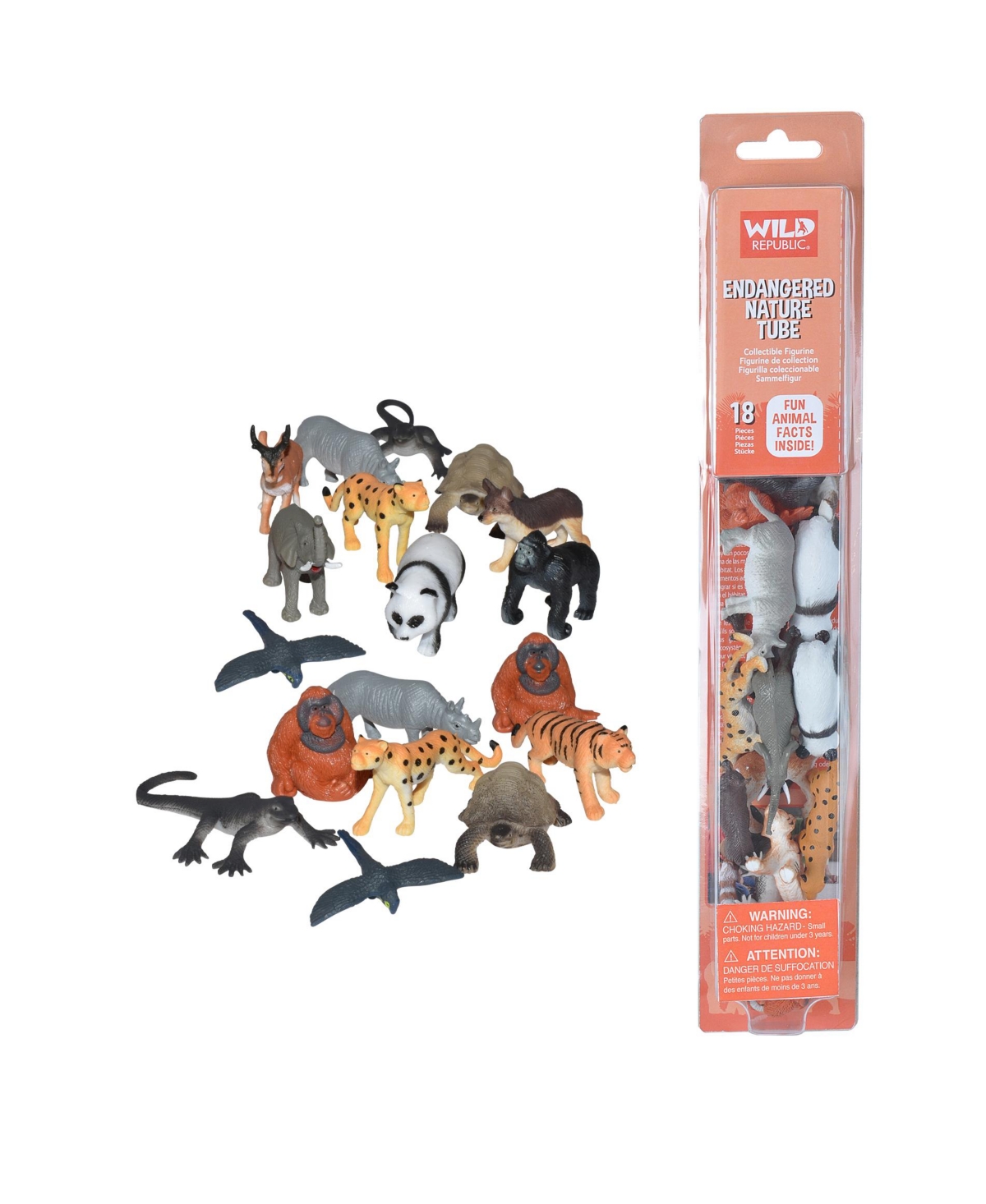 Click here for Wild Republic Nature Tube Endangered Animals Figur... prices