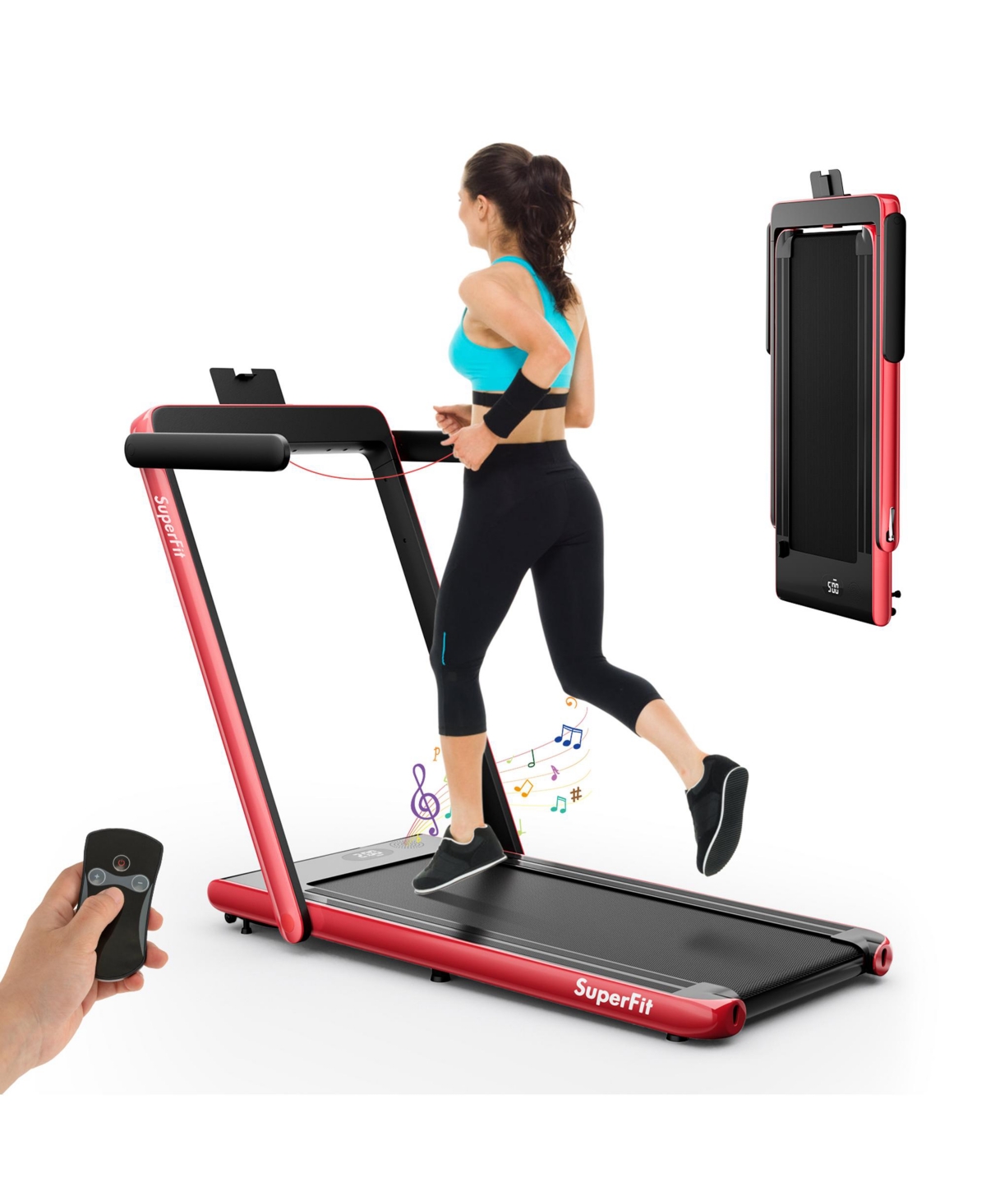 Click here for Gymax Motorized Treadmill Folding Under Desk Elect... prices