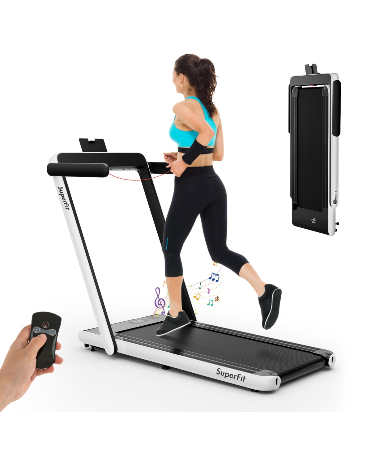 Click here for Gymax Motorized Treadmill Folding Under Desk Elect... prices