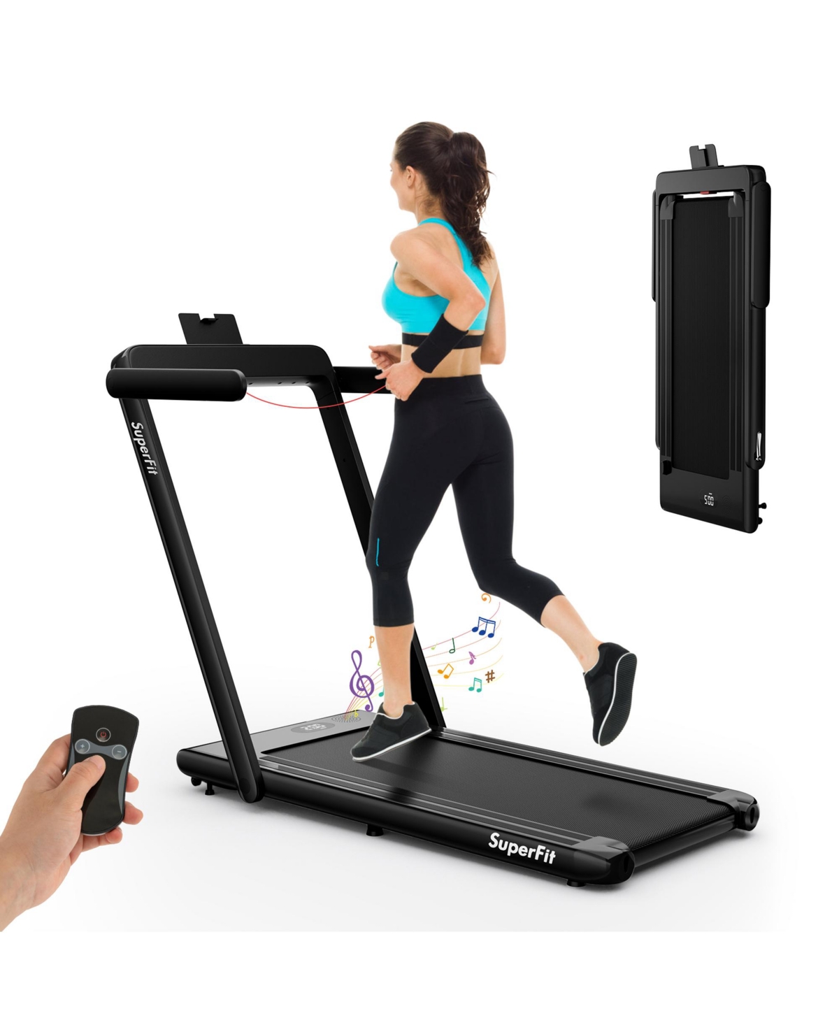 Click here for Gymax Motorized Treadmill Folding Under Desk Elect... prices