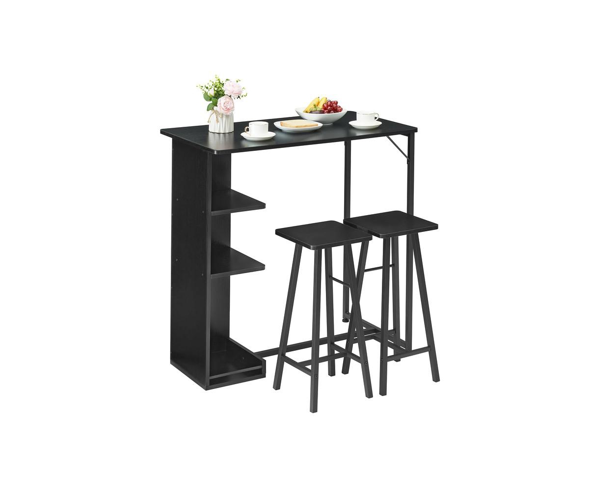Click here for gaomon Small Bar Table and Chairs Set for 2  3-Pie... prices