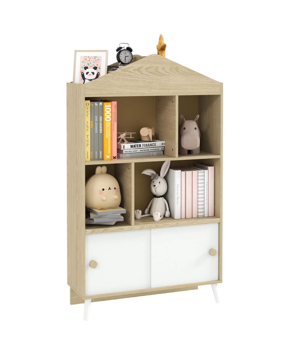 Click here for Qaba Kids Bookshelf and Toy Storage for Playroom... prices