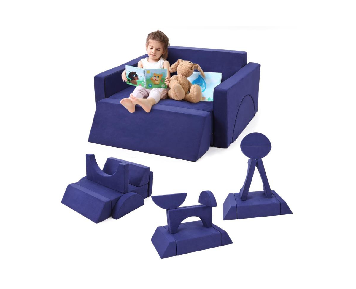 Click here for gaomon 7Pcs Kids Play Couch  Modular Kids Sofa Tod... prices