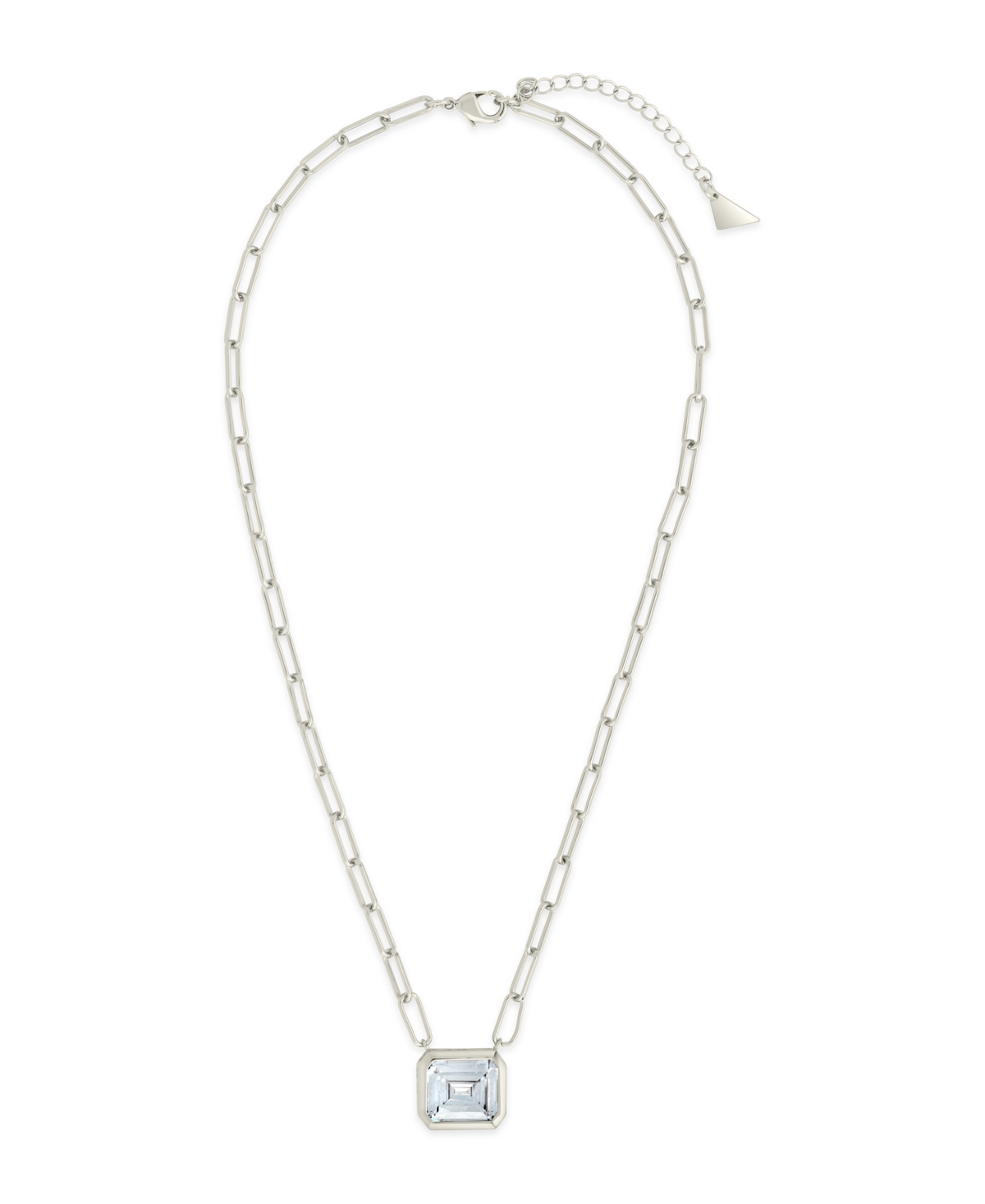 Click here for Sterling Forever Camille Bezel Cubic Zirconia Stat... prices