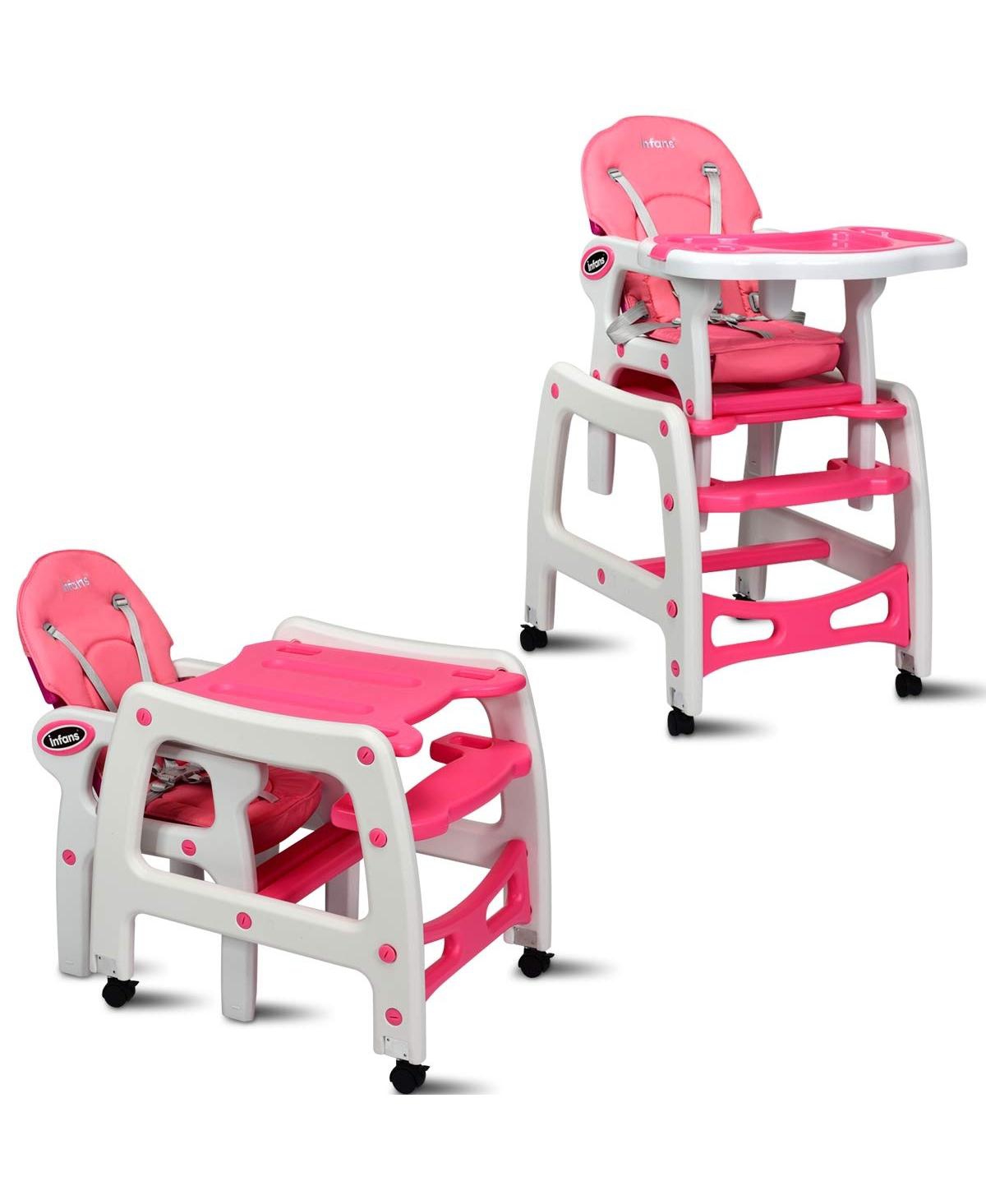 Click here for Gouun 3-in-1 Baby High Chair with Lockable Univers... prices