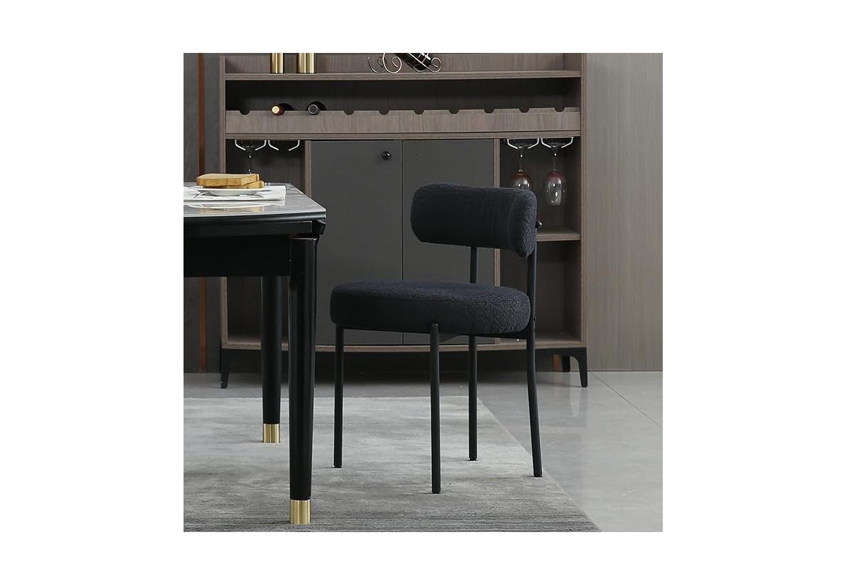 Click here for Dyhome Boucle Dining Chairs Set of 1  Upholstered... prices