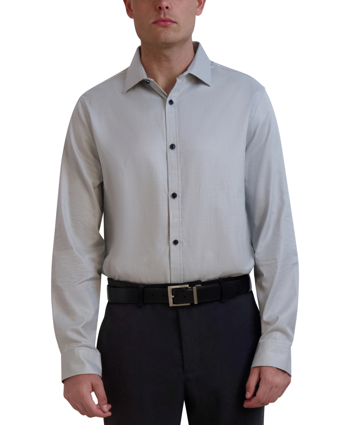 Click here for Karl Lagerfeld Paris Mens Slim-Fit Woven Dress Shi... prices