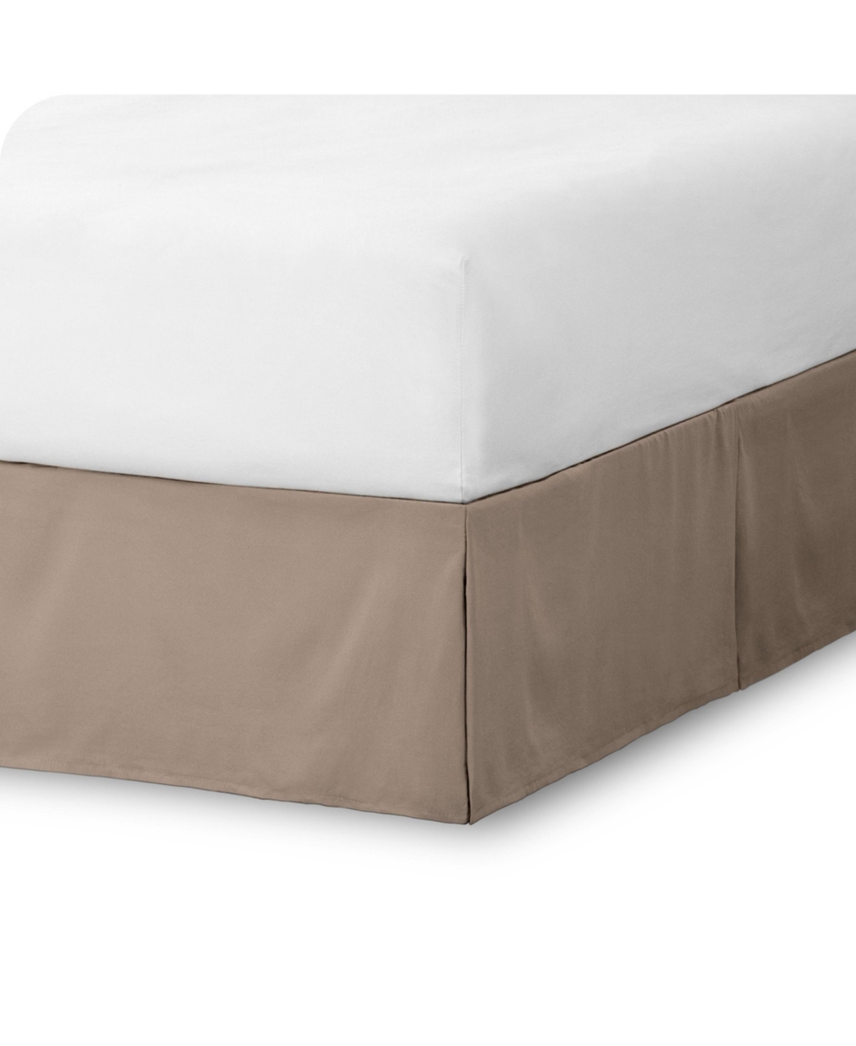 Click here for Bare Home Tailored 15" Pleated Bedskirt - Tau... prices