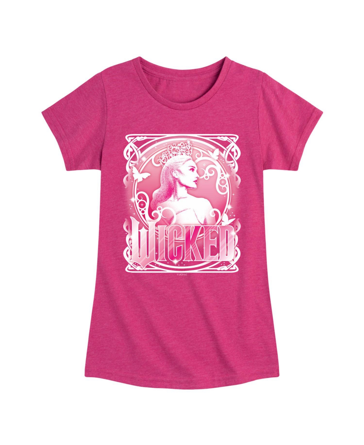Click here for Wicked Big Girls Glinda Graphic Tee - Pink prices