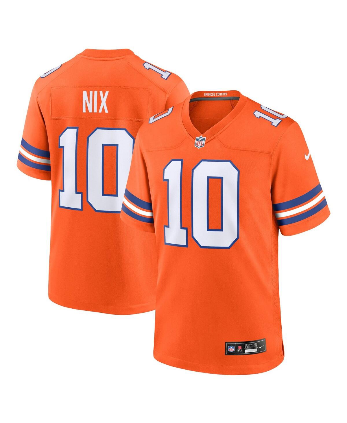 Click here for Nike Big Boys and Girls Bo Nix Orange Denver Bronc... prices