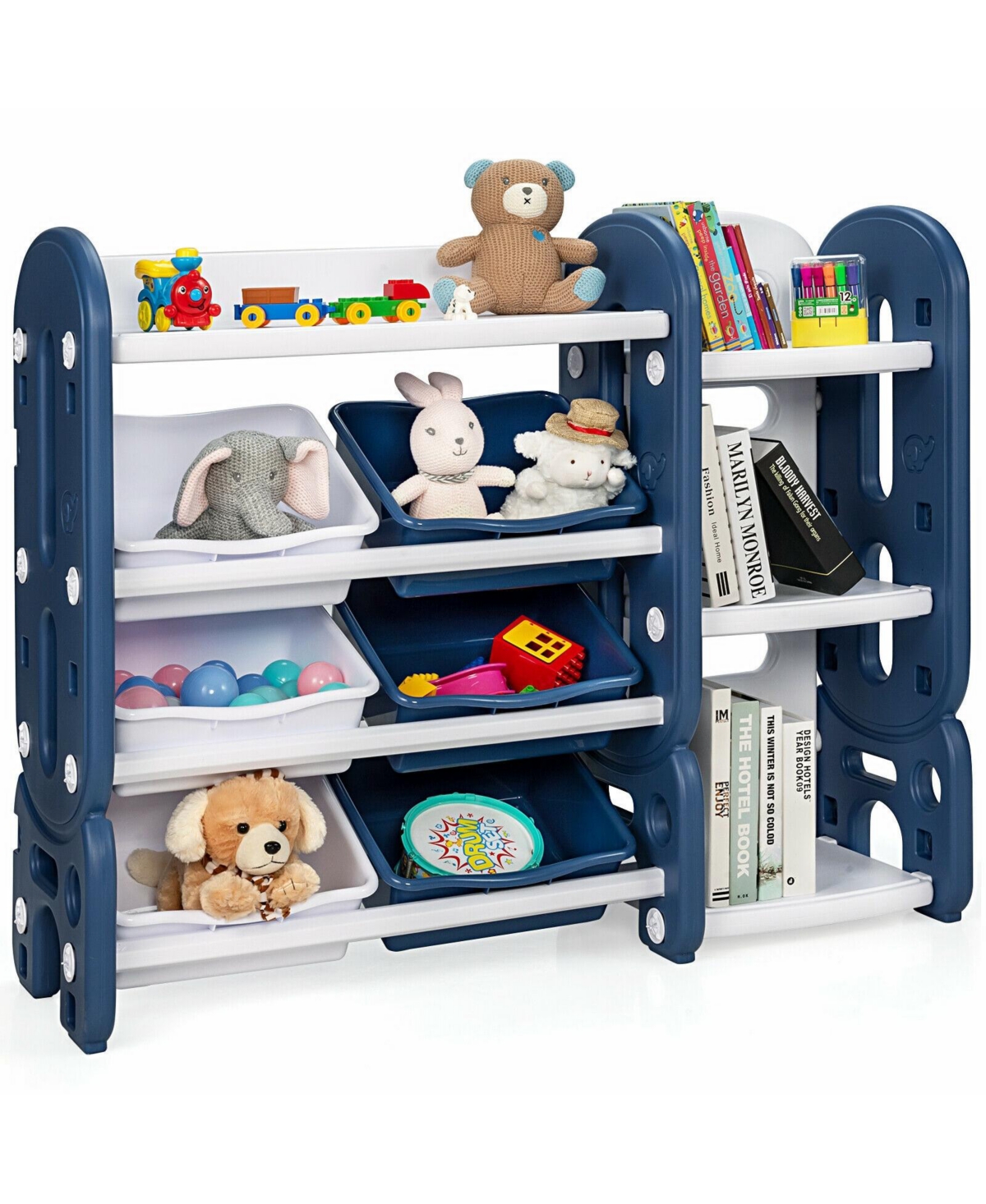 Click here for Kids Toy Storage Organizer with Bins and Multi-Lay... prices