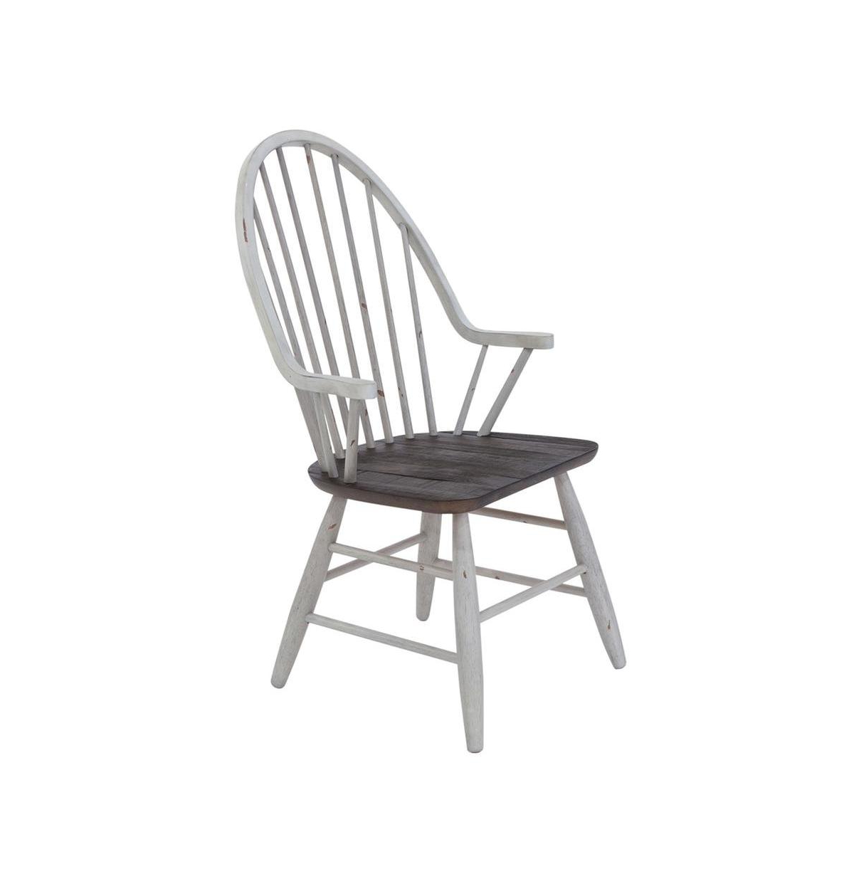 Click here for Liberty Furniture Windsor Back Arm Chair - White prices