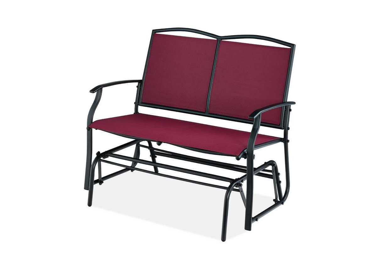 Click here for Slickblue 2 Seat Mesh Patio Loveseat Swing Glider... prices