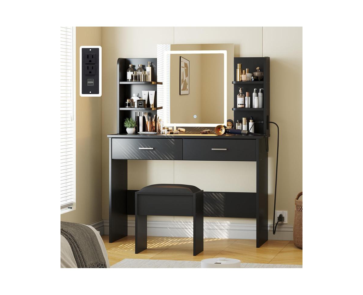 Click here for gaomon Vanity Desk with Mirror and Lights  Makeup... prices
