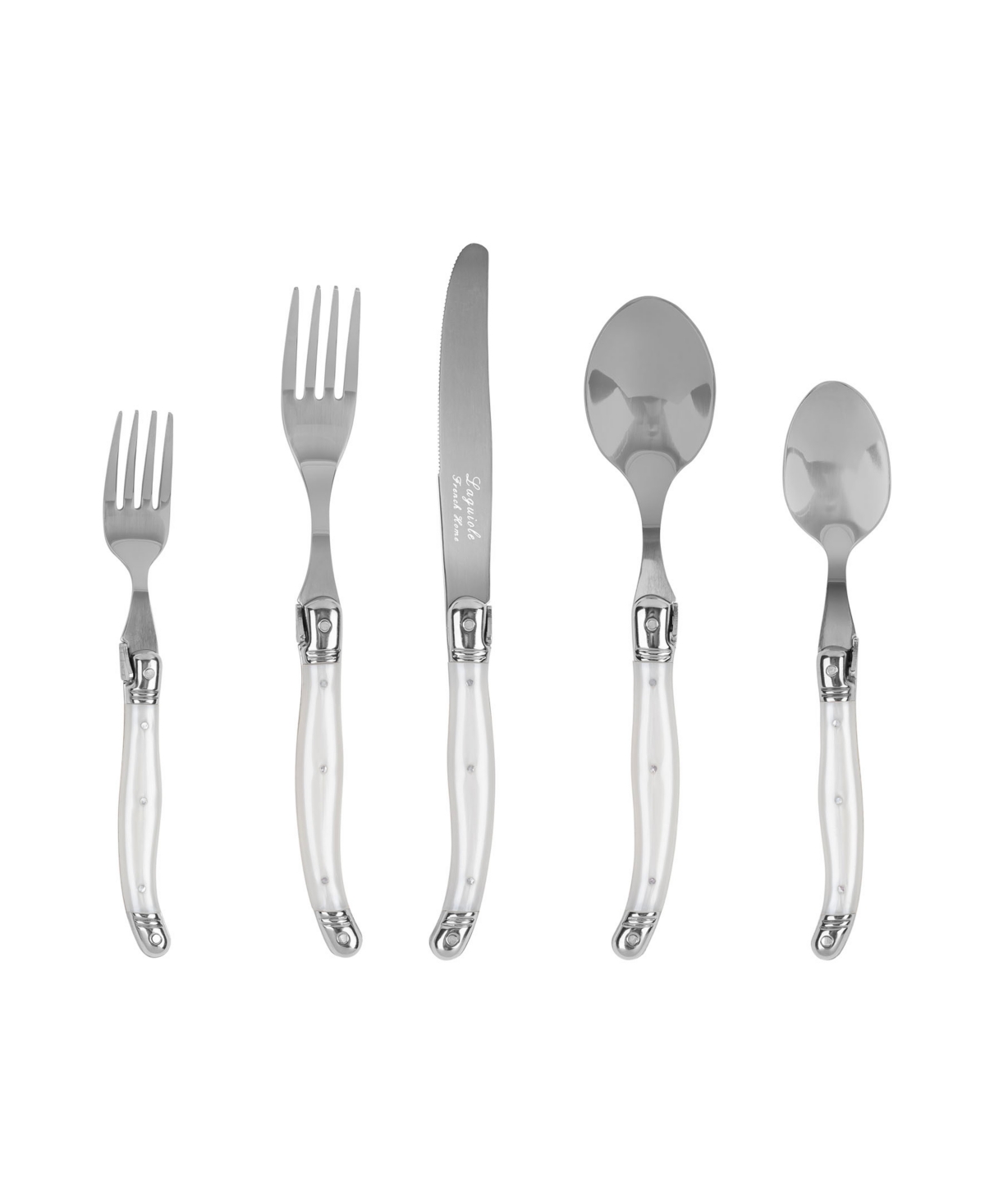 Click here for French Home Laguiole Connoisseur 20-Piece 18/10 St... prices