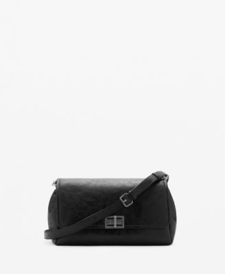 Mango Women's Metal Closure Flap Bag - Macy's