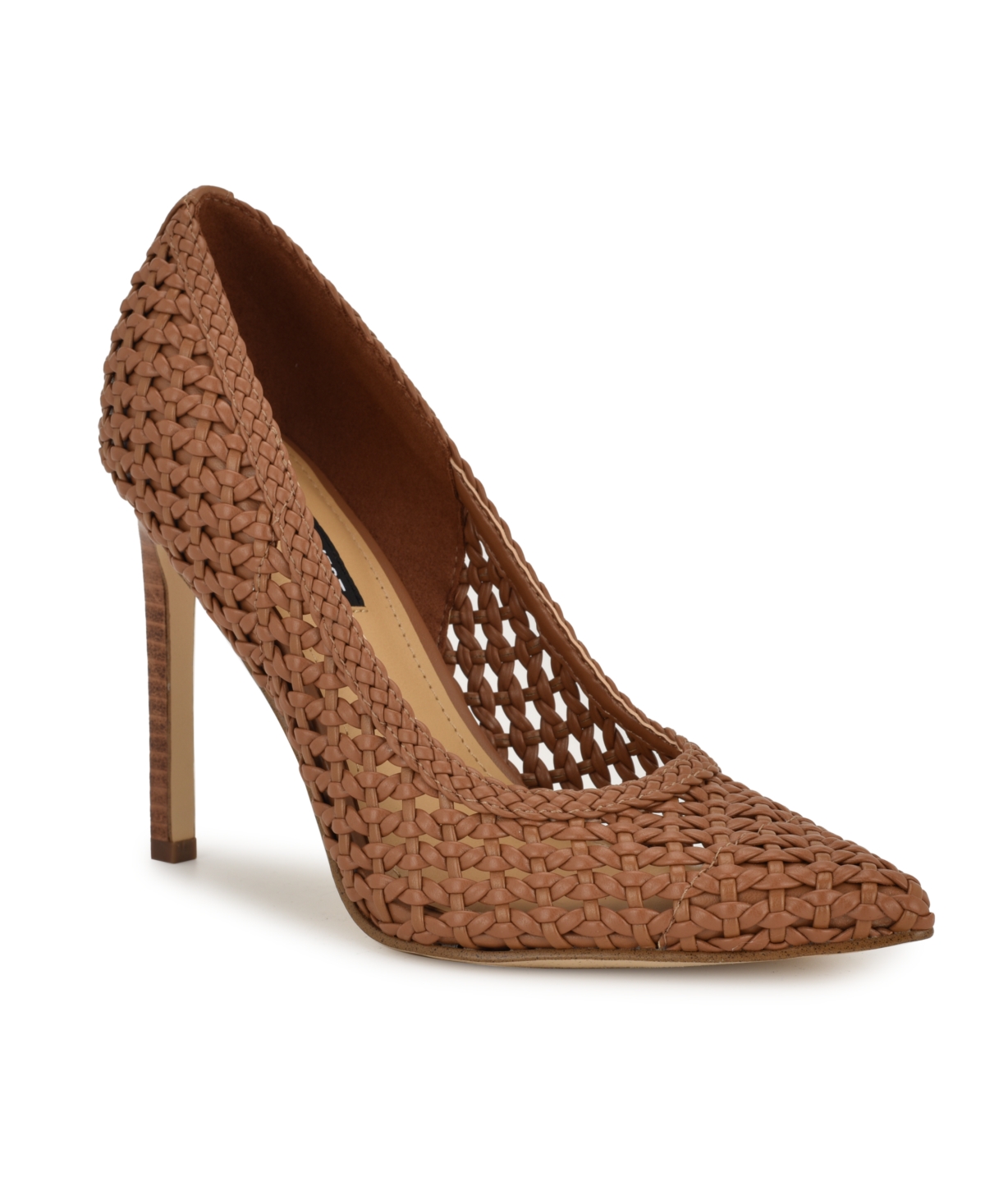 Click here for Nine West Womens Tatiana Woven Stiletto Pointy Toe... prices