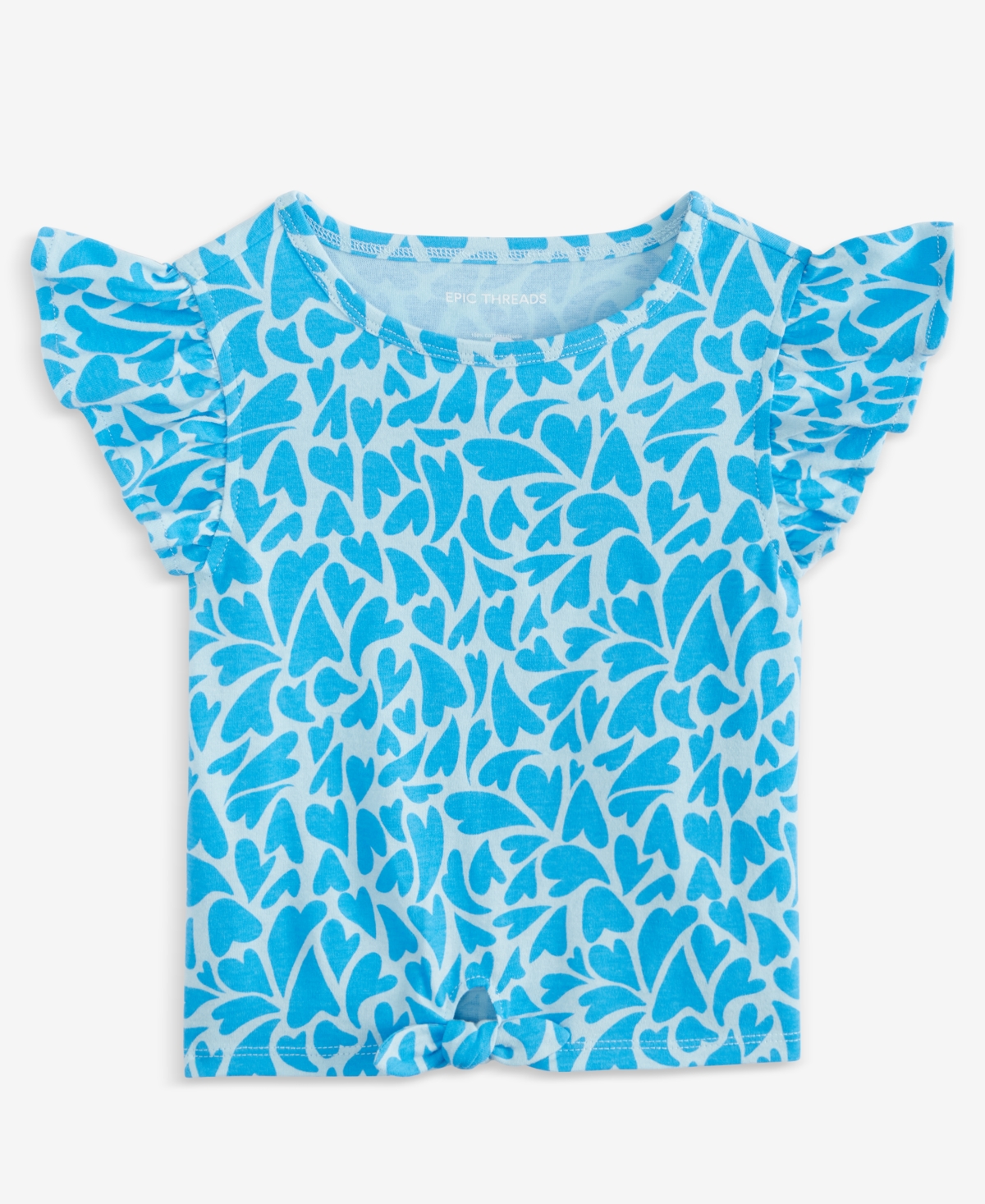 Click here for Epic Threads Toddler Girls Aquatic Hearts Tie T-Sh... prices