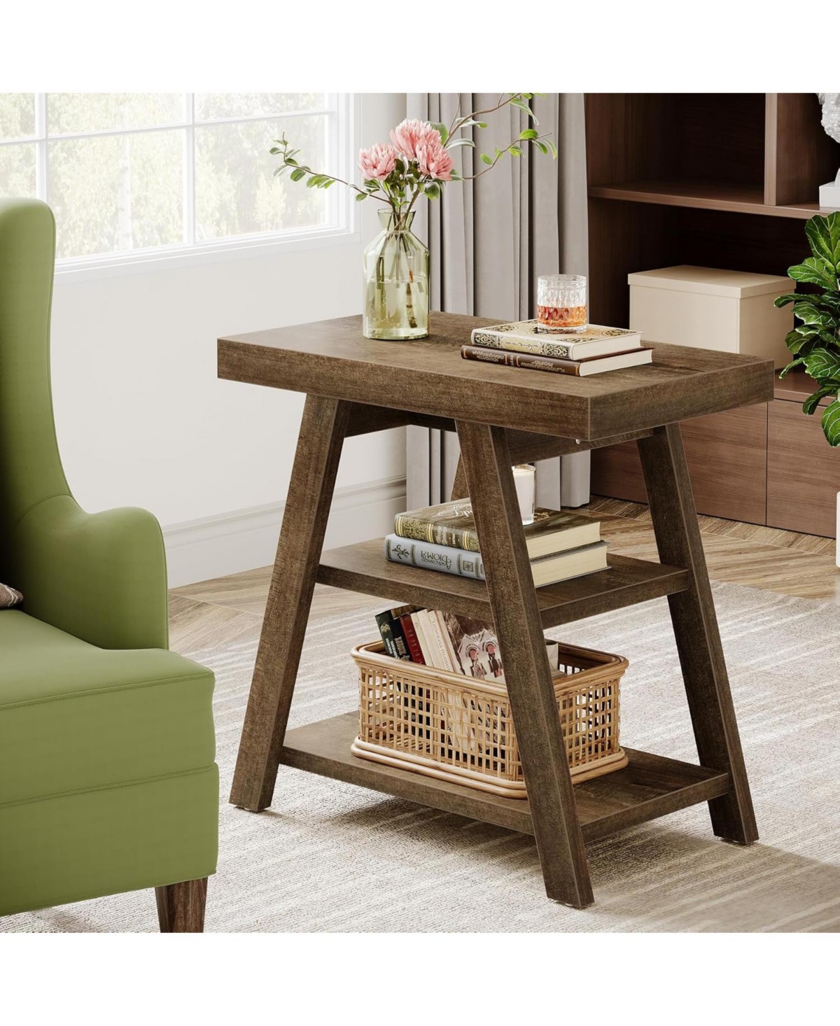 Click here for Tribesigns End Table for Living Room  3-Tier Narro... prices