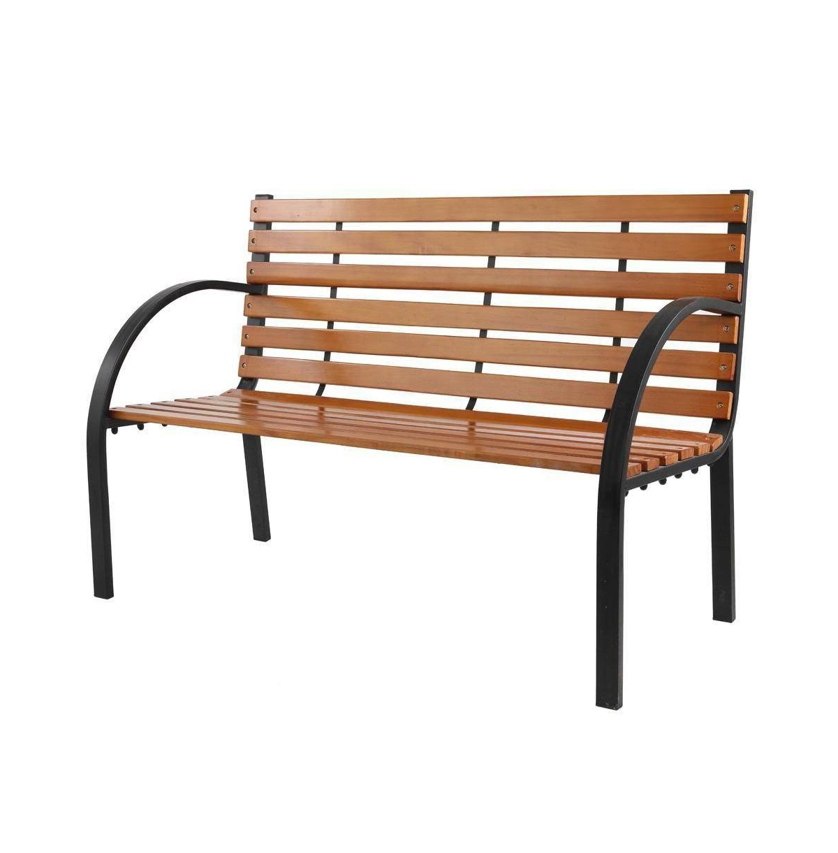 Click here for Slickblue Outdoor Wood Slat Garden Bench with Curv... prices
