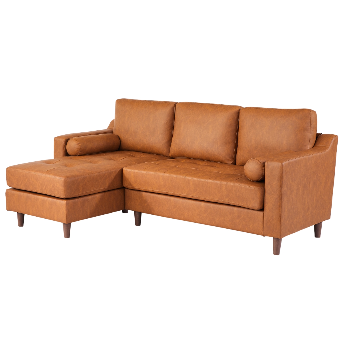 Click here for gaomon 88.9 L-Shape Sofa with Convertible Chaise... prices
