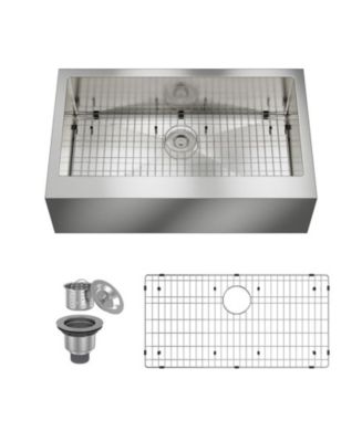 CASAINC 36inch L Single Bowl Stainless Steel Farmhouse Kitchen Sink ...