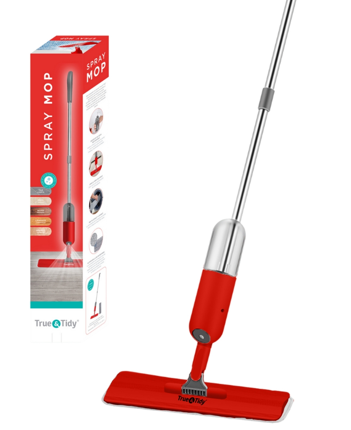 Click here for True & Tidy Spray-250 Spray Mop with Refillable Bo... prices