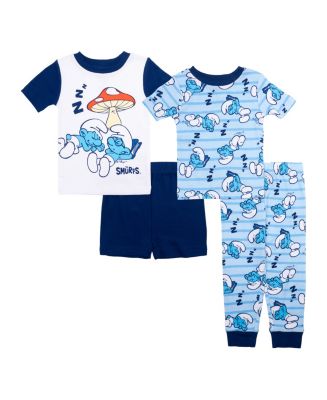 The Smurfs Toddler Boys Short Sleeve Tees, Shorts and Pant, 4-Piece ...