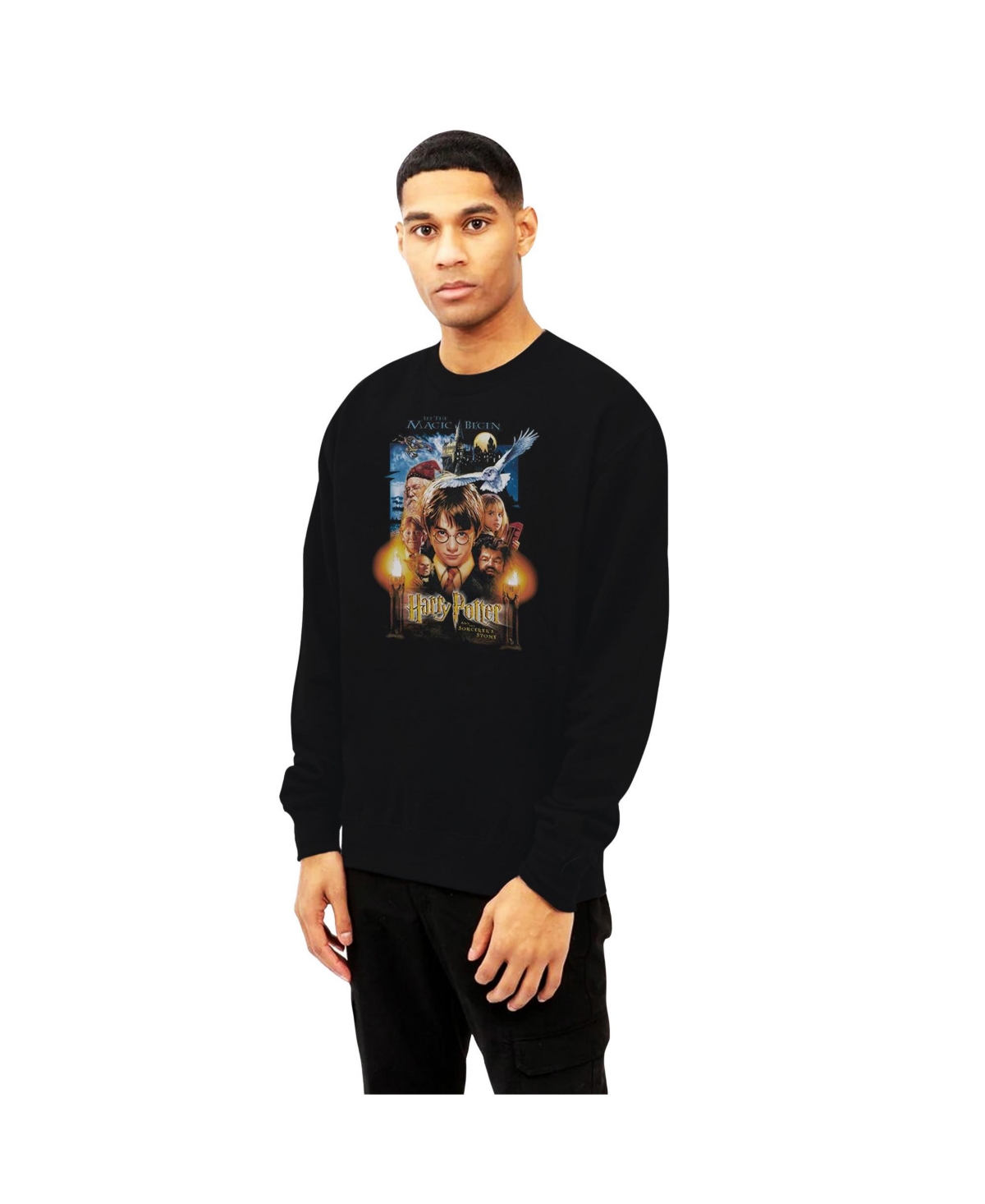 Click here for Harry Potter Mens Movie Poster Long Sleeve Adult T... prices