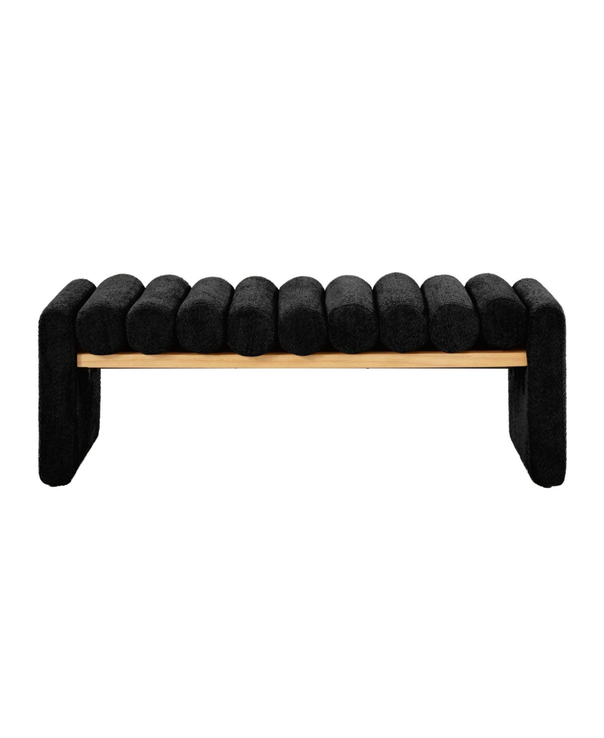Click here for Modern Bench with Solid Wood and Removable Round B... prices