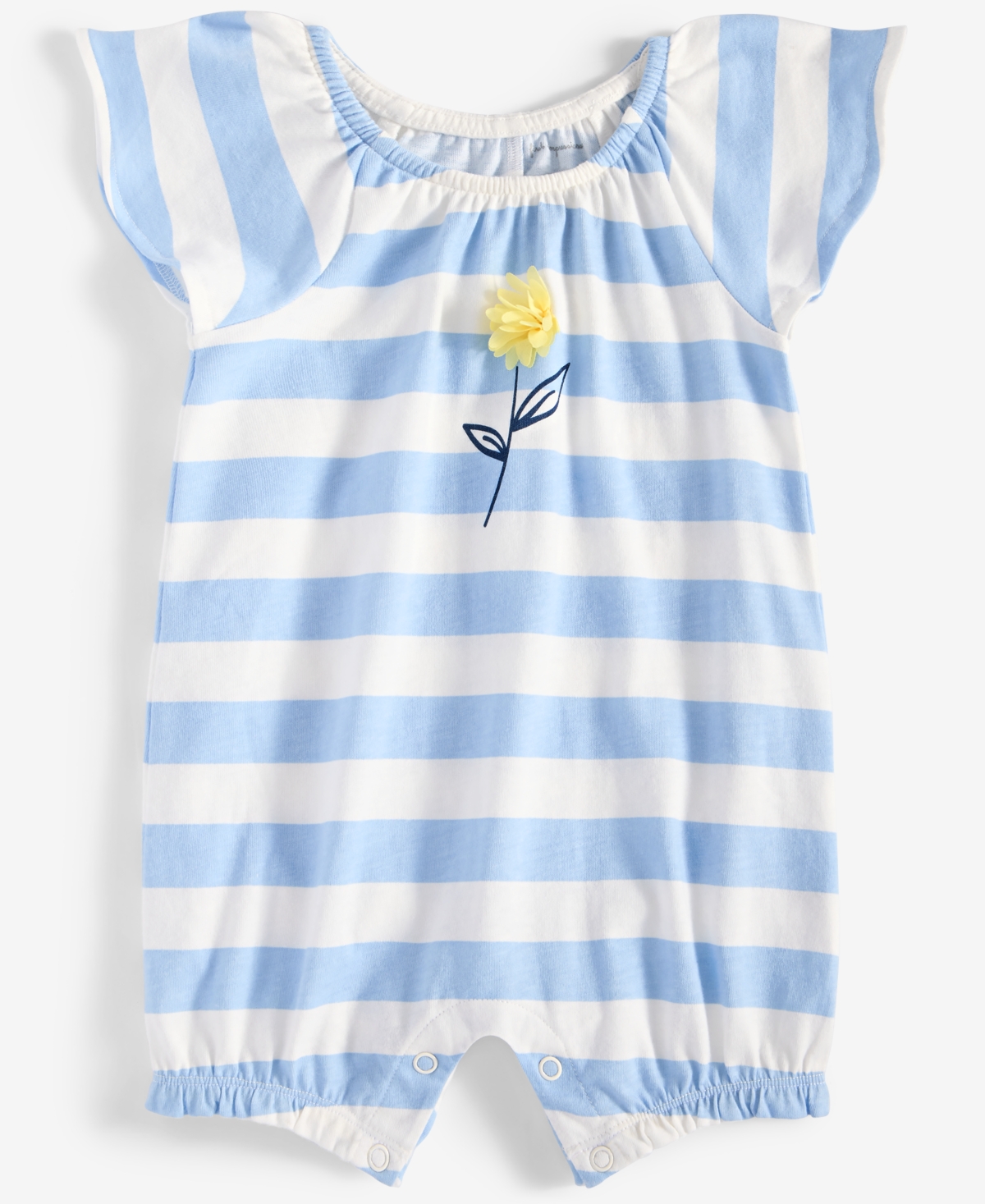 Click here for First Impressions Baby Girls Bold Stripe Flower Su... prices