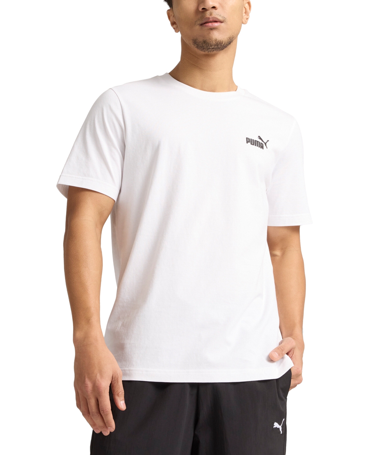 Click here for Puma Mens Essential Small Logo T-Shirt - White prices