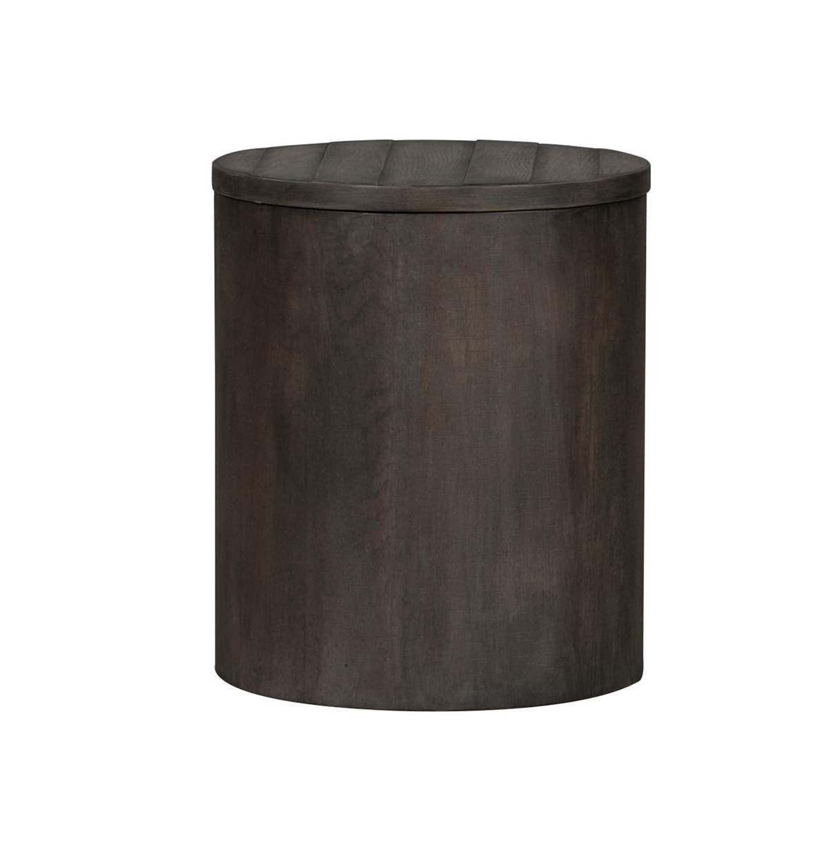 Click here for Liberty Furniture Drum End Table - Grey prices