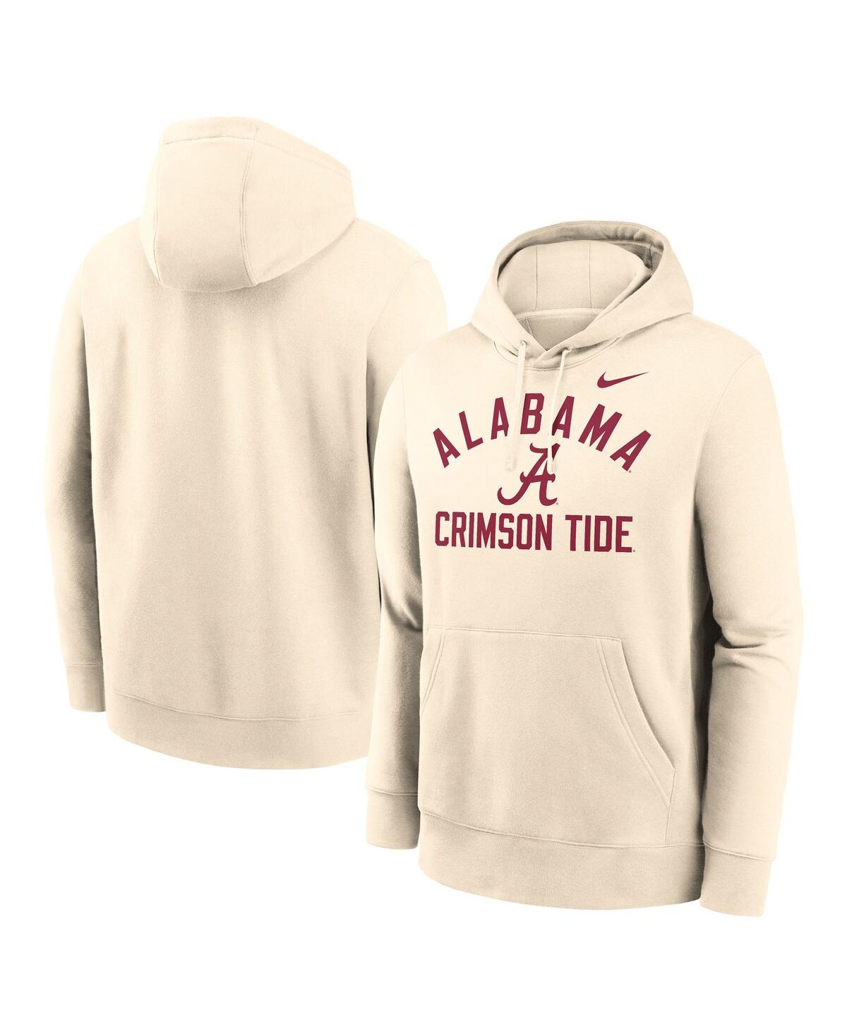 Click here for Nike Mens Cream Alabama Crimson Tide Arch Logo Pul... prices