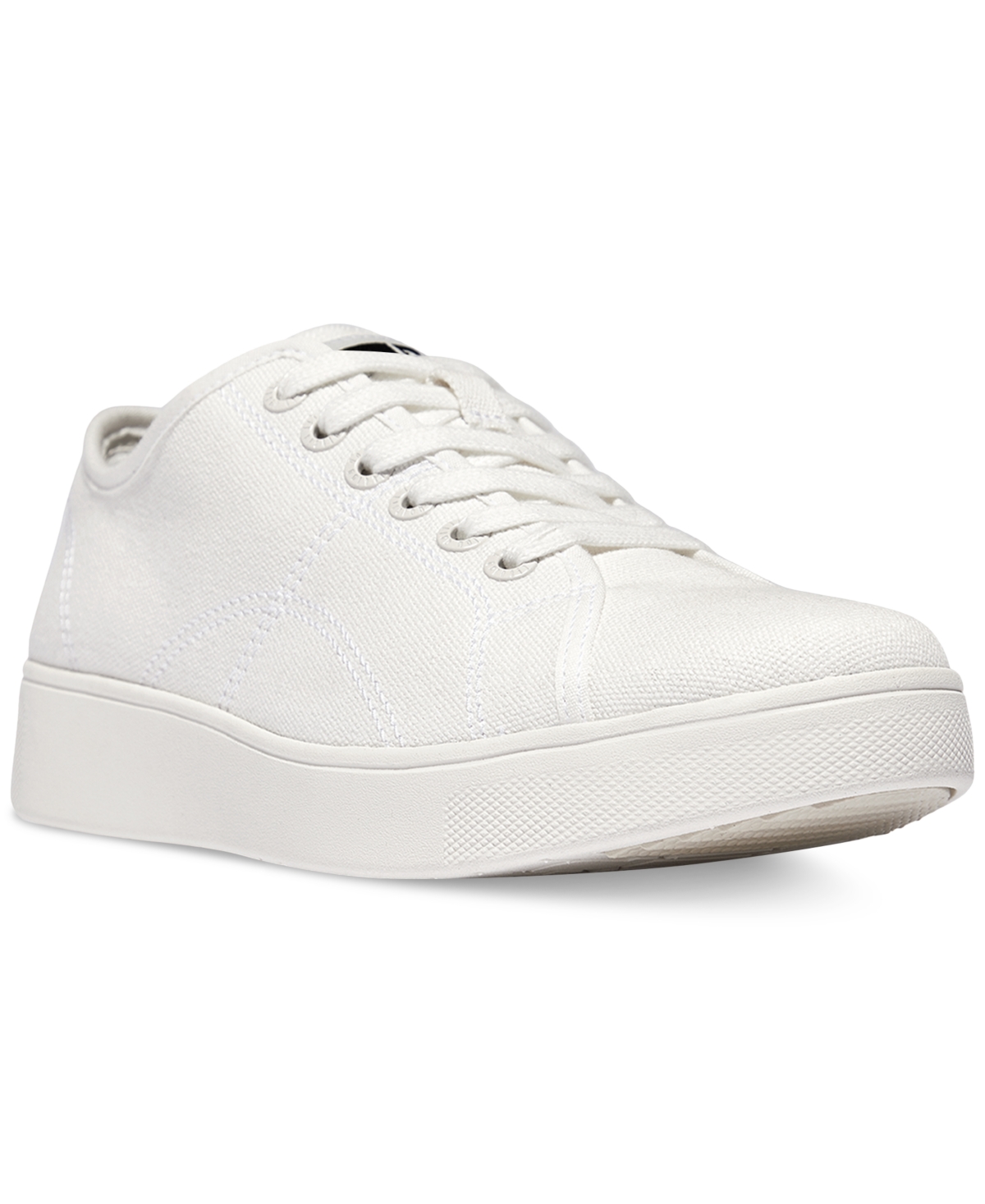 Click here for FitFlop Womens Rally Canvas Sneakers - Urban White prices