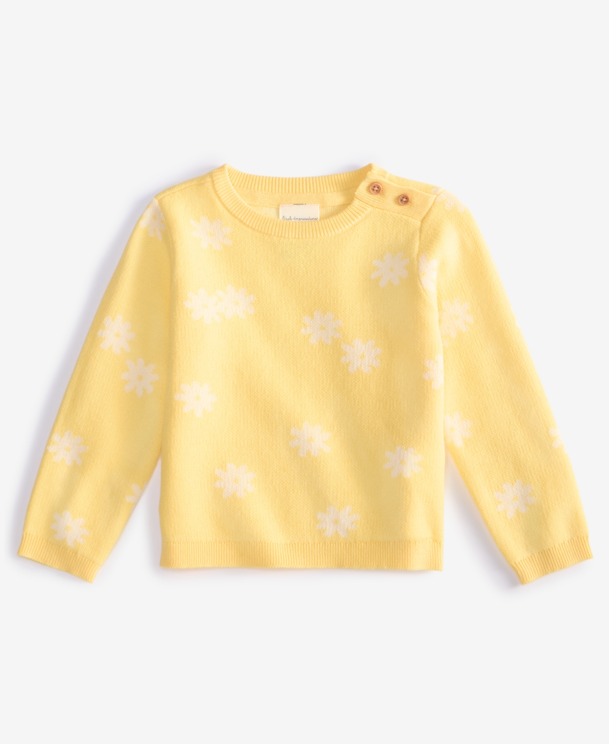 Click here for First Impressions Baby Sunflowers Cotton Sweater... prices